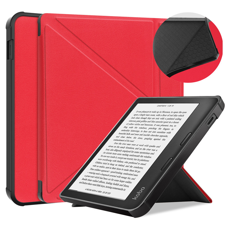 For Kobo Libra 2 Case 7 inch eBook eReader Magnetic Multi-folding Stand ...