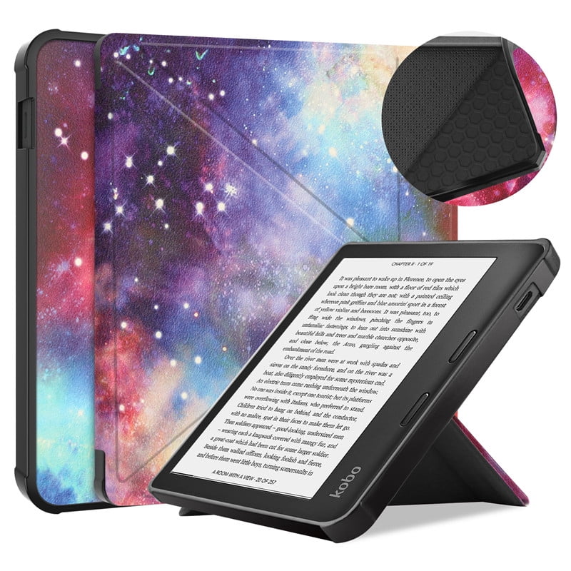 For Kobo Libra 2 Case 7 inch eBook eReader Magnetic Multi-folding Stand ...
