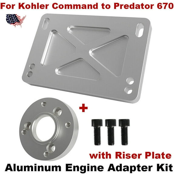 For Kohler Command to Predator 670 V-Twin Engines Adapter Aluminum ...