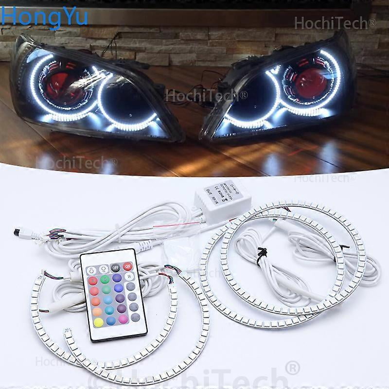 For LEXUS IS200 IS300 1998-2005 headlight Multi-color Led Angel Eyes ...