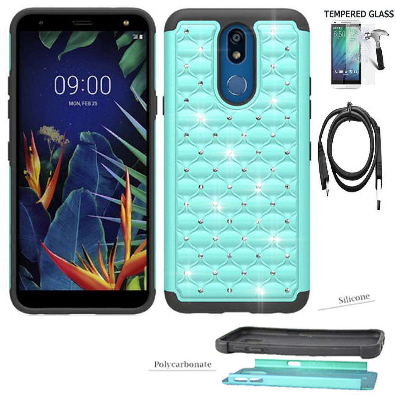 For LG Solo Case / K40 Screen Protector / Xpression Plus 2 USB / Dual ...