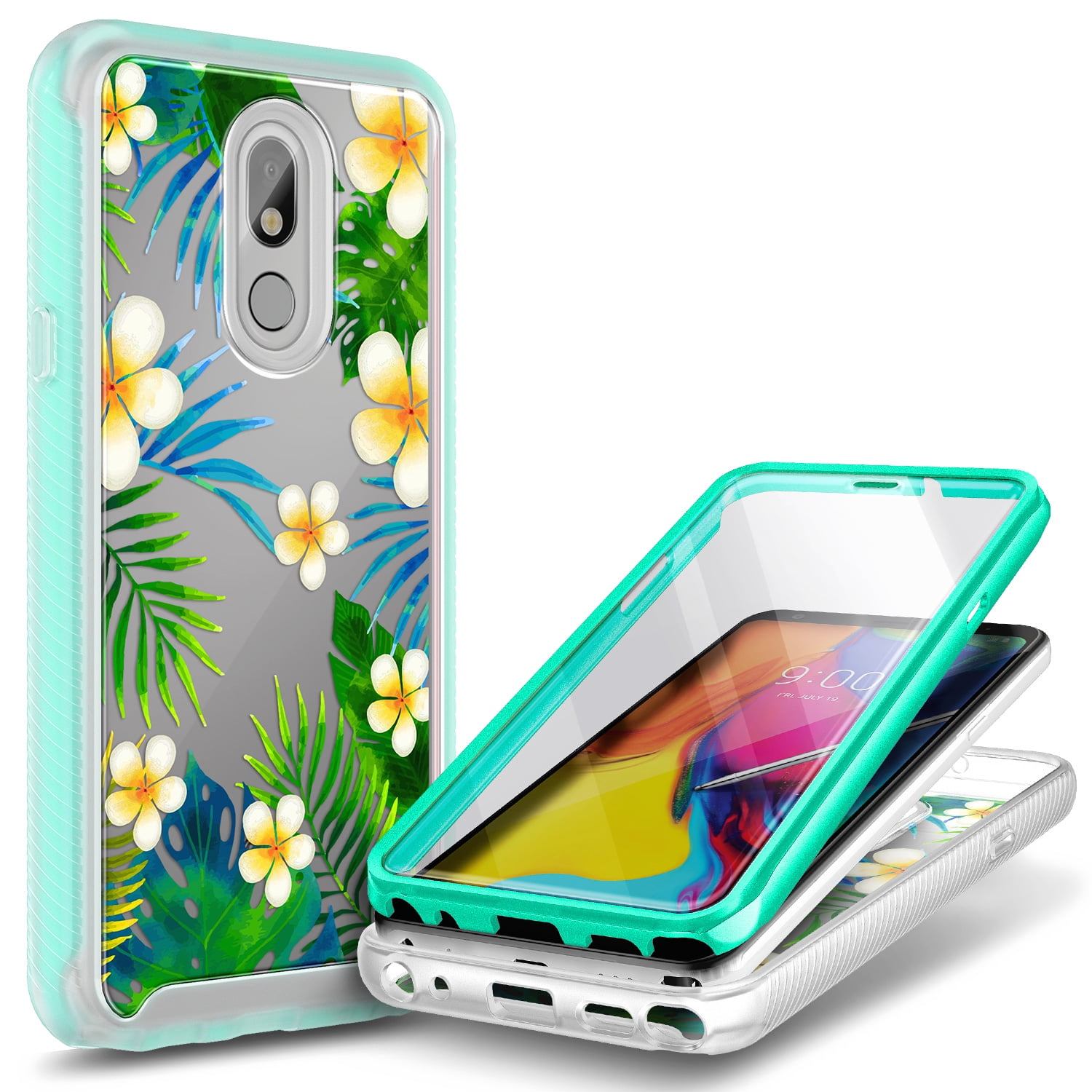 For LG Stylo 5 Case, Stylo 5X/Stylo 5V/Stylo 5+ Plus with Built-in ...