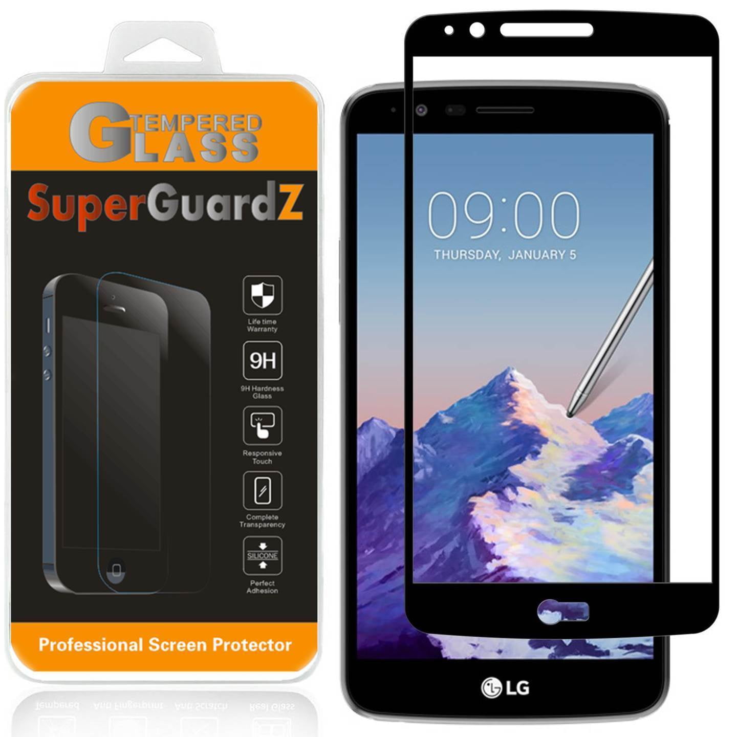 For LG Stylus 3 / LG Stylo 3 / LG Stylo 3 Plus - SuperGuardZ FULL COVER ...