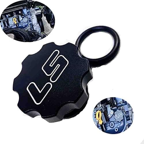 For LS Oil Cap GM oil Cap CNC Machined Billet Aluminum LS1 LS2 LSX LS ...