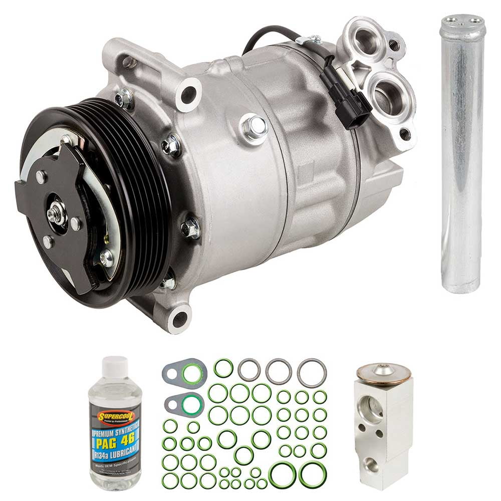 For Land Rover LR4 2010 2011 2012 2013 AC Compressor & A/C Repair Kit ...
