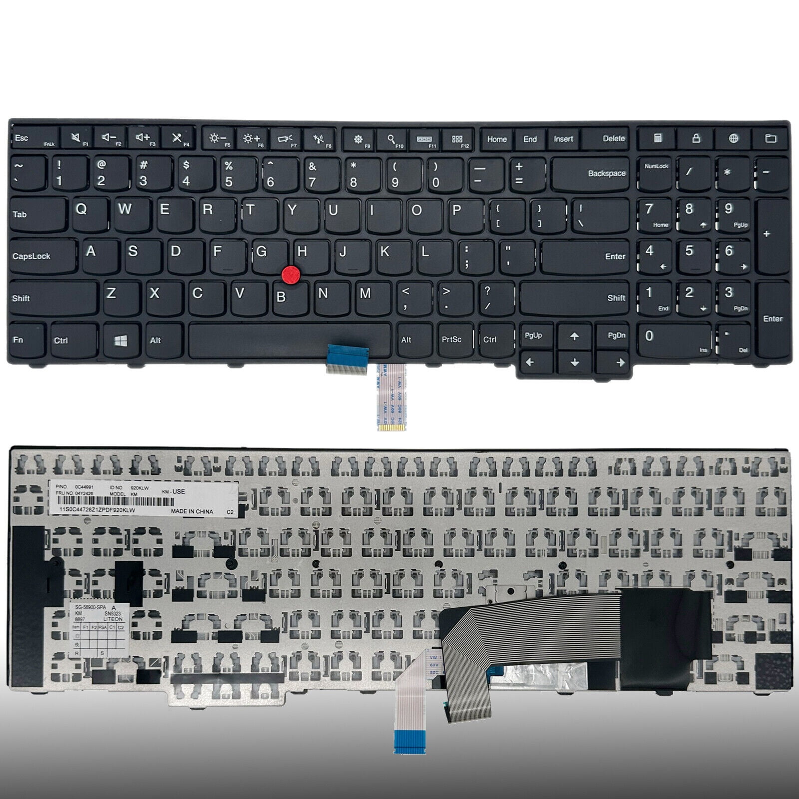 For Lenovo Thinkpad T560 Keyboard T560 20FH 20FJ Keyboard US 04Y2387 ...
