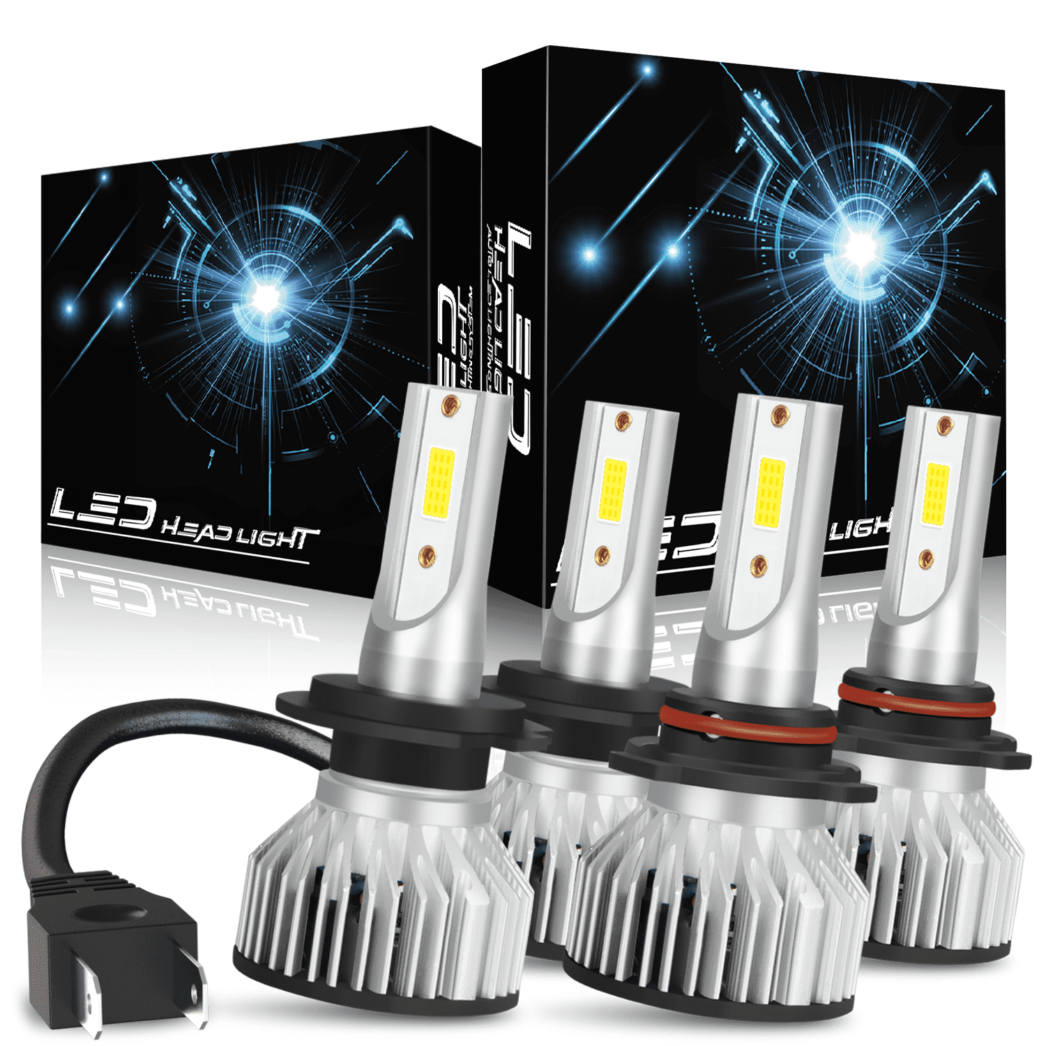 For Lexus ES300 1997 1998 1999 2000 2001 2002 2003 - 9005+H7 LED ...