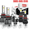 For Lexus GS300 2005 2006 LED/HID Headlight Set High&Low Beam + Fog ...