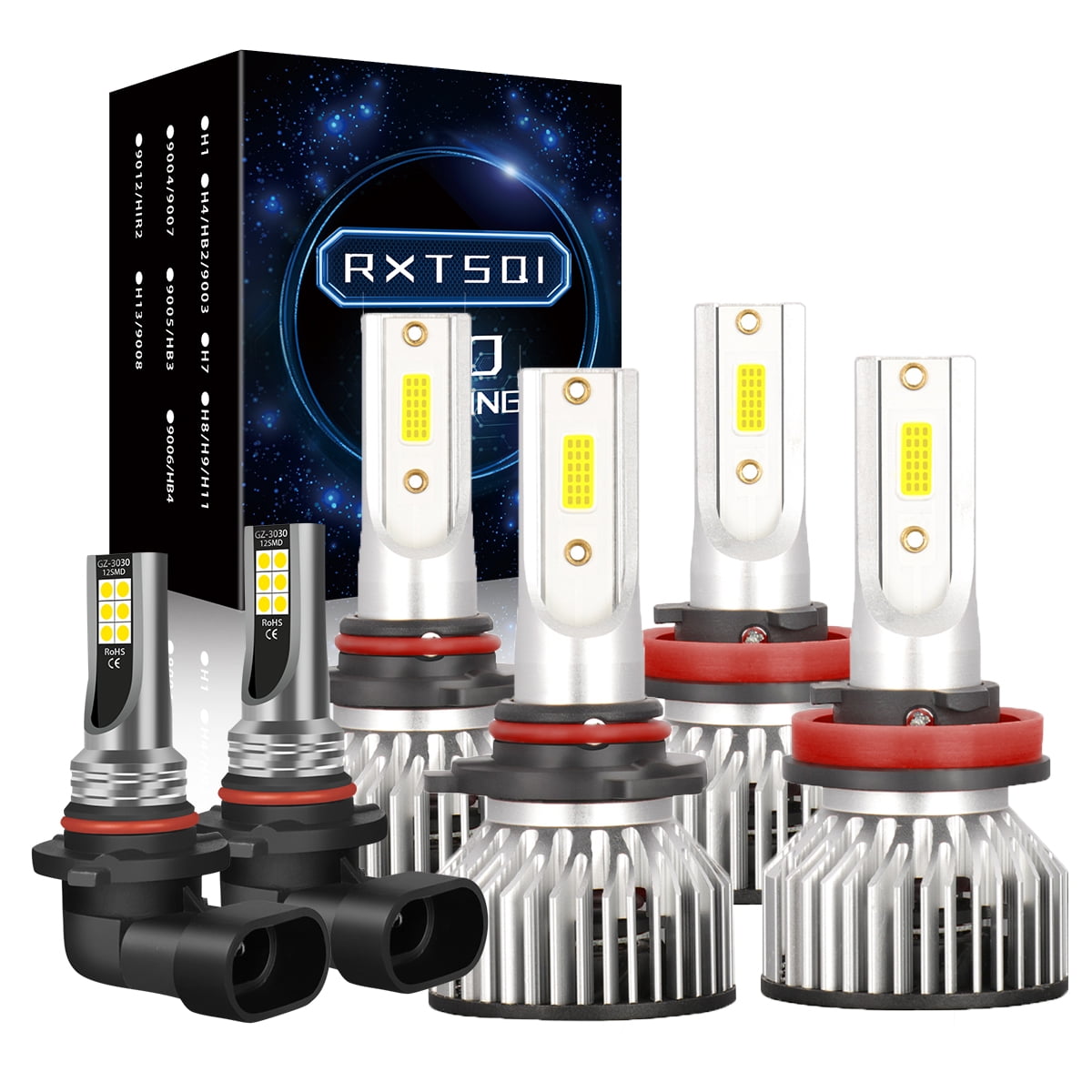 For Lexus IS250 2006-2009 6000K LED Headlight High-Low + Fog Light ...