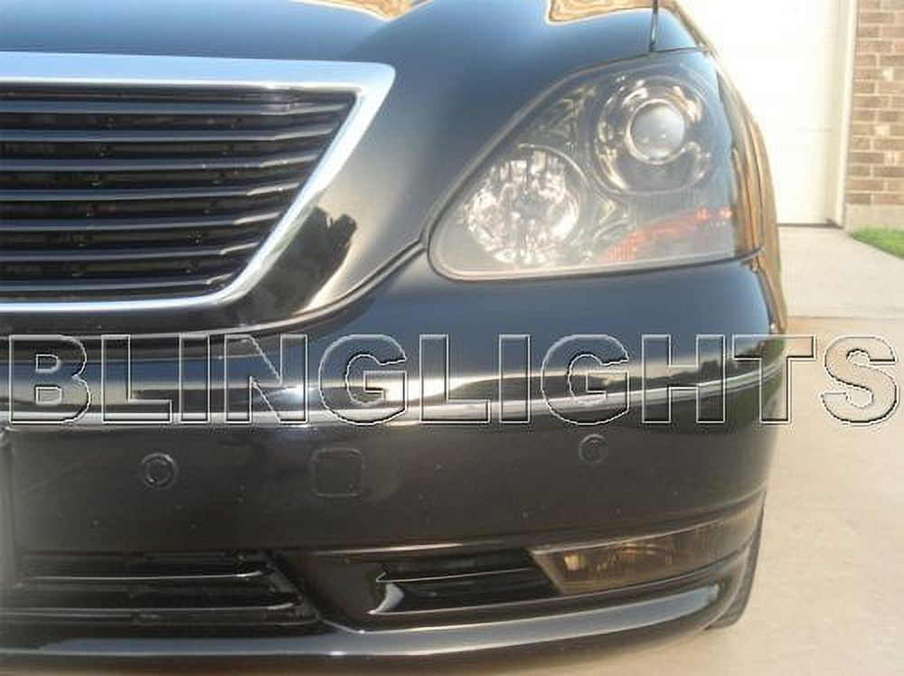 For Lexus LS430 Tinted Smoked Headlamps Headlights Overlays Kit ...