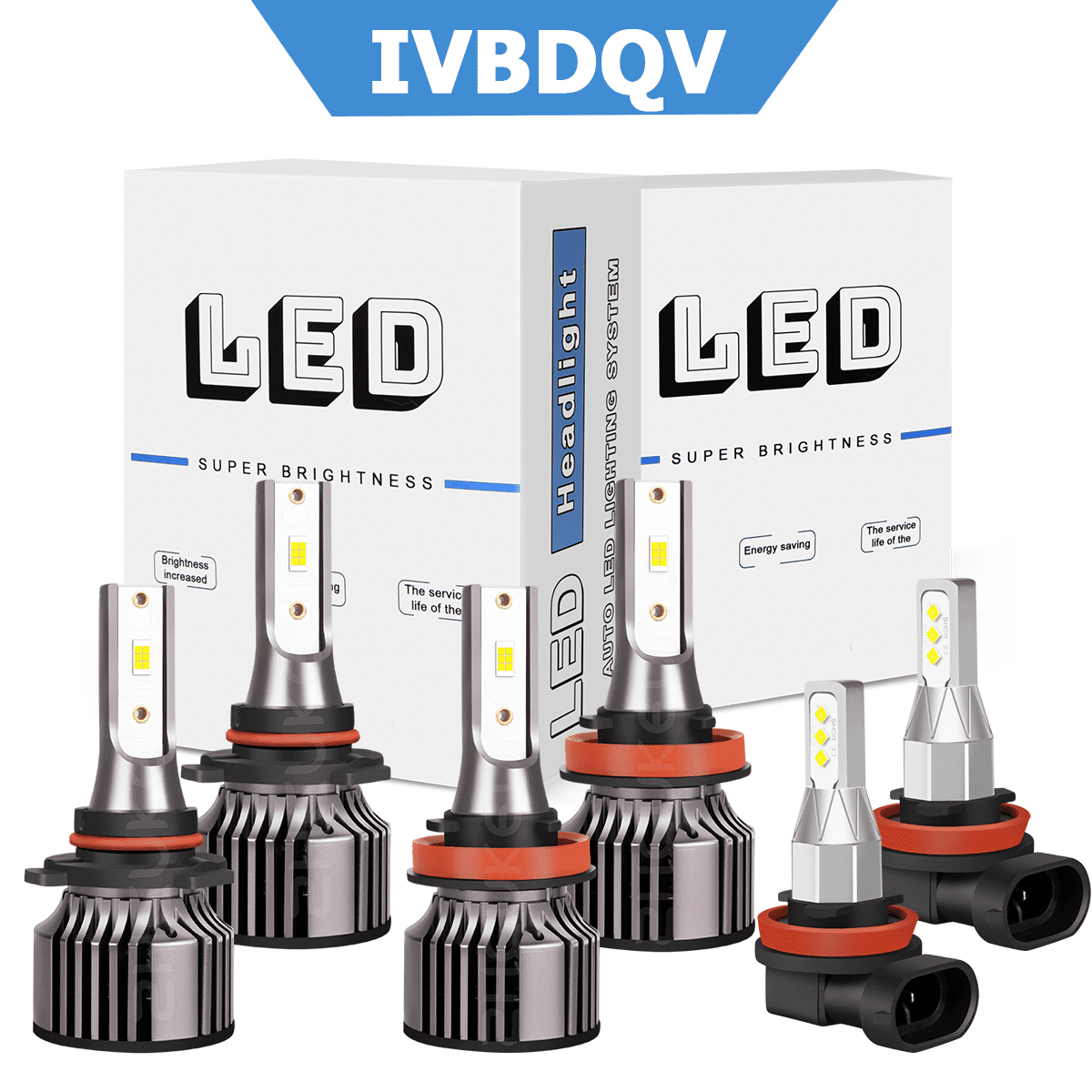 For Lexus RX350 2010-2015 LED Headlights Combo 9005 High+H11 Low Beam ...