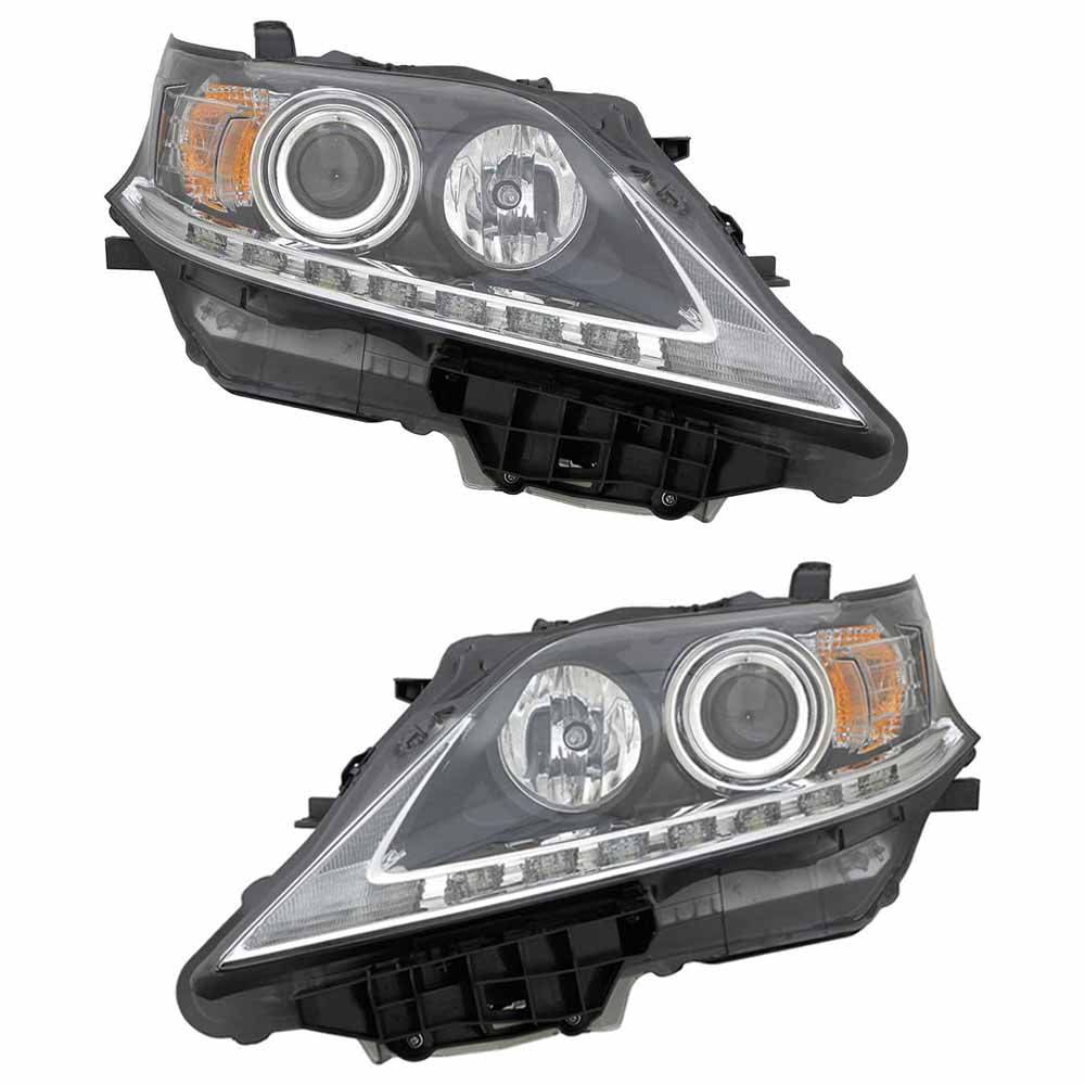 For Lexus RX350 RX450h Pair Headlights - BuyAutoParts - Walmart.com