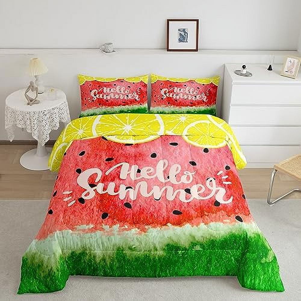 For Lighthouse Full Size Comforter Set,Blue Ocean Beach Birds Animal ...