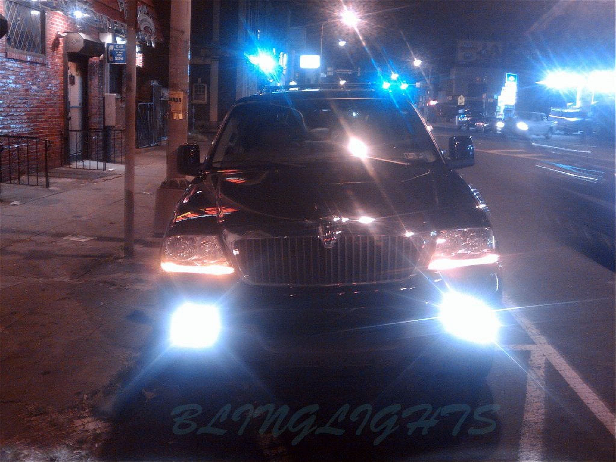 For Lincoln Aviator Halo Fog Lamp Angel Eye Light Kit - Walmart.com