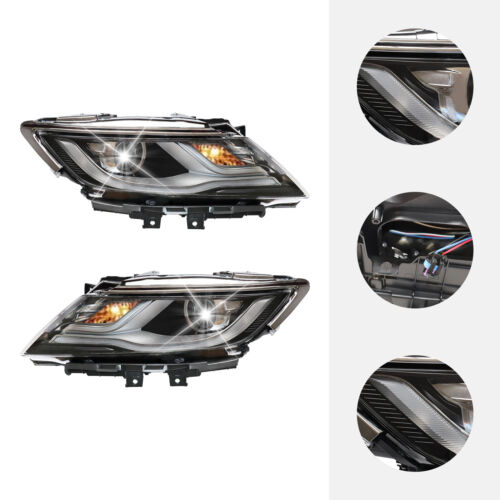 For Lincoln MKC 2015-2019 HID/Xenon LED DRL Headlights Headlamps Left+Right Side - Walmart.com