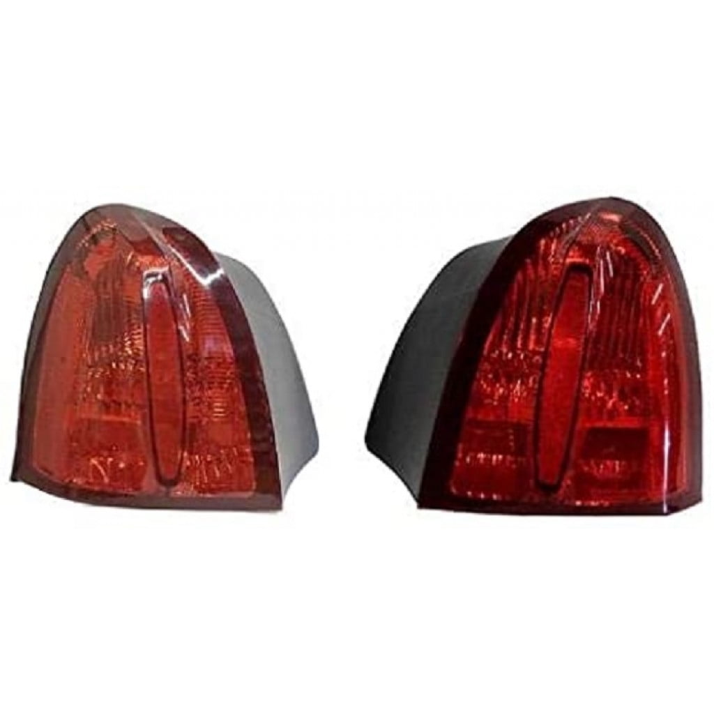 For Lincoln Town Car Tail Light Unit 1998-2002 Pair Driver and ...