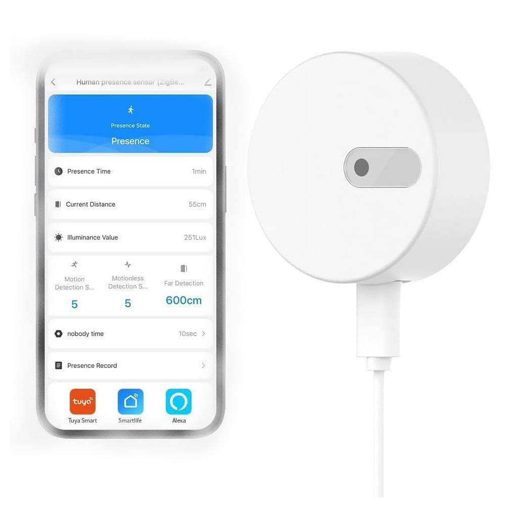 For Linptech WiFi Human Presence Sensor 24G Millimeter Wave Motion ...