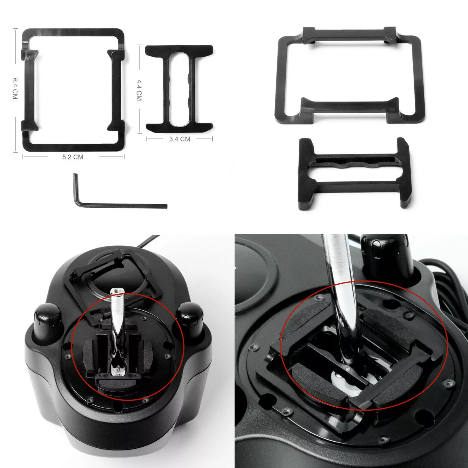 For Logitech G25 G27 G29 Simulator Gearshift Shifter Adapter Pad ...