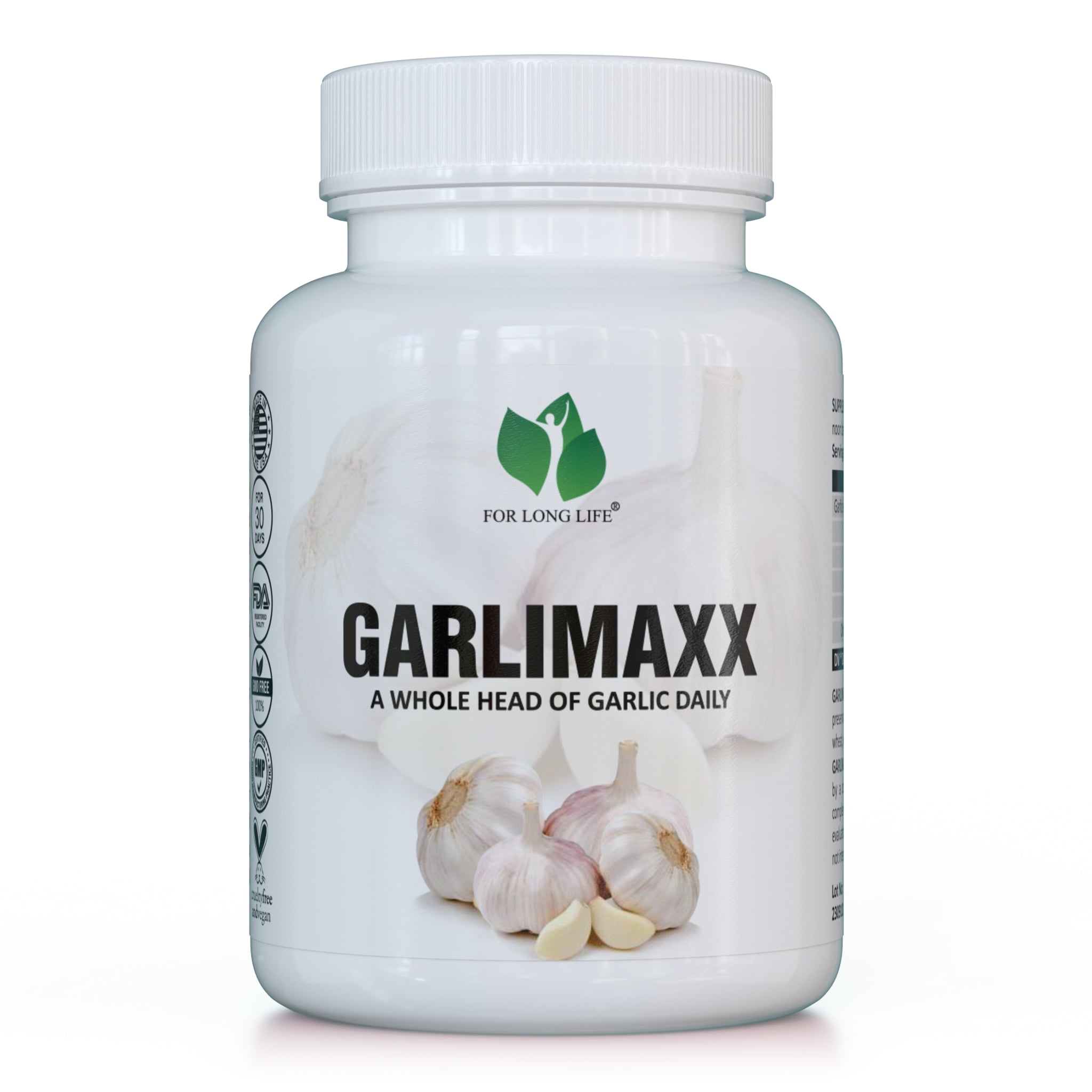 For Long Life - Garlimaxx - Antioxidant Garlic Supplement for Well ...