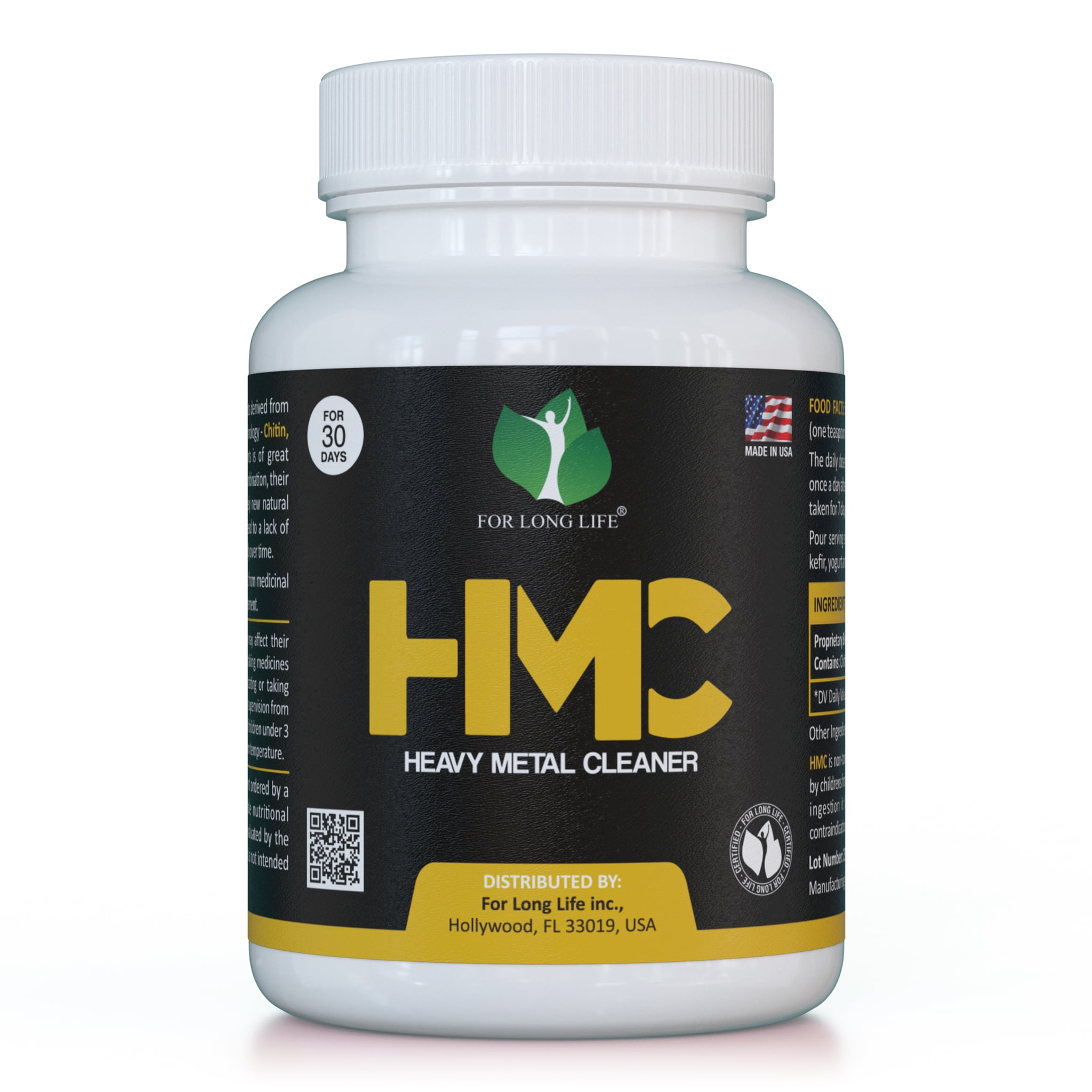 Long Life Heavy Metal Cleanser - Body Toxin & Heavy Metal Detox, Dietary Supplement 30g ...