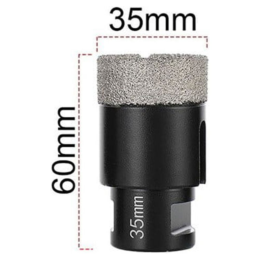 For M14 Thread Dry Vacuum Brazed Diamond Drill Core Bit Ceramic Tile ...