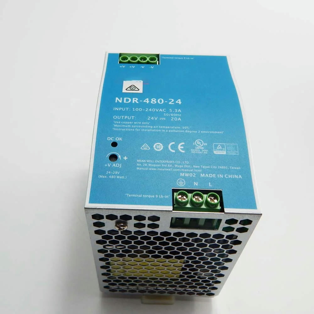 For MW Ultra Thin PFC Guide Switch Power Supply DR-480-24 480W 24V 20A - Walmart.com