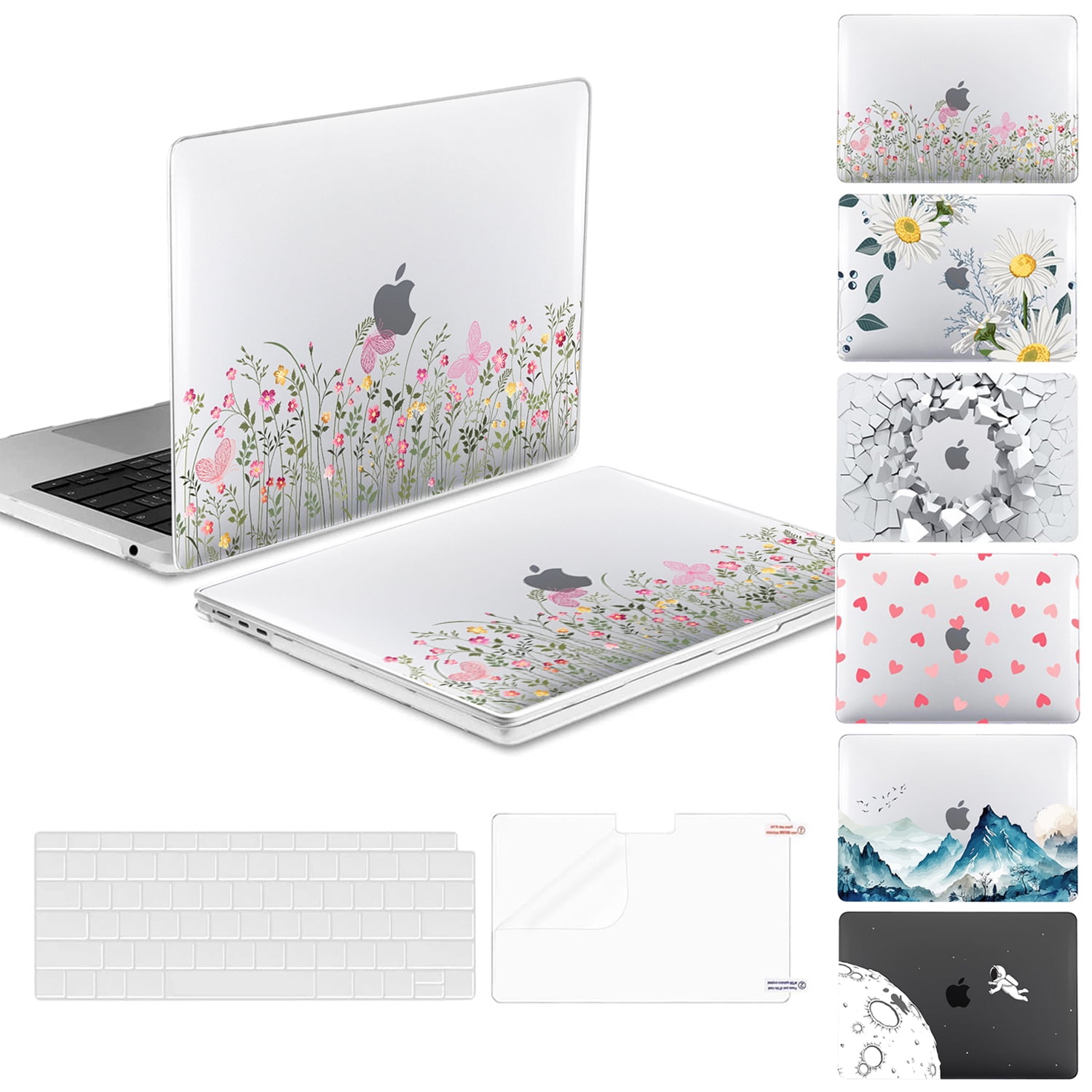 For MacBook Air 13 Inch Hard Shell Case (2025-2025 M4 M3 M2)+Keyboard ...