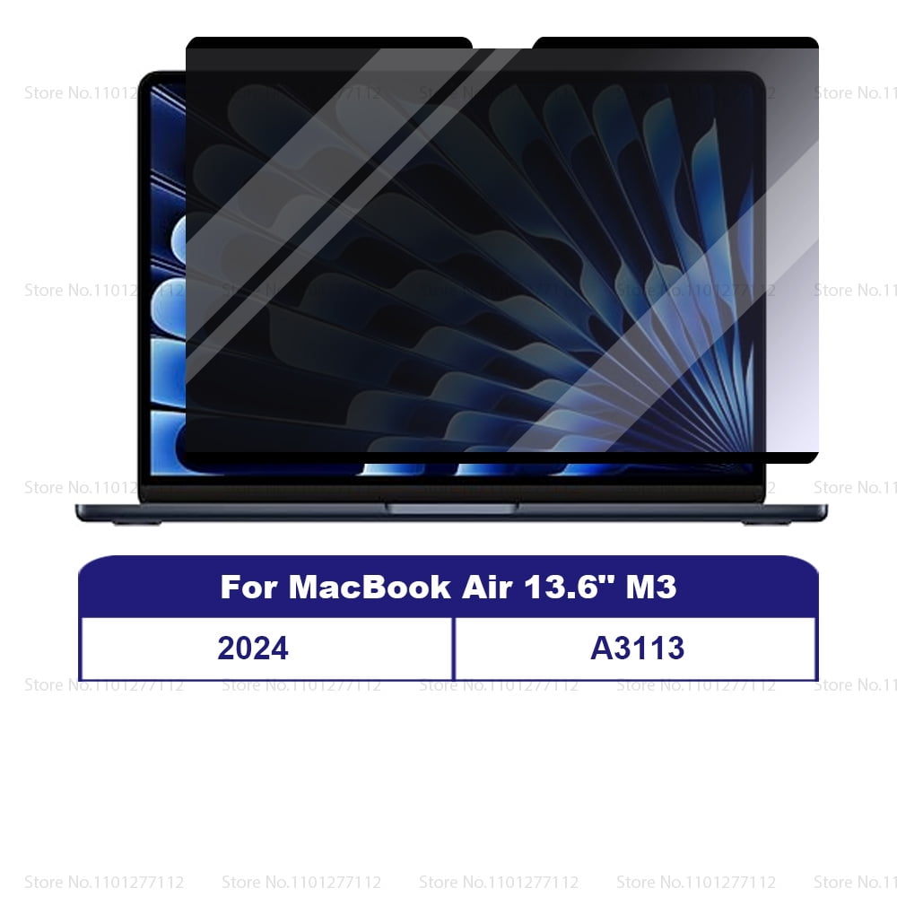 For Macbook Air/Pro M1 M2 M3 Privacy Magnetic Screen Protector for Mac ...