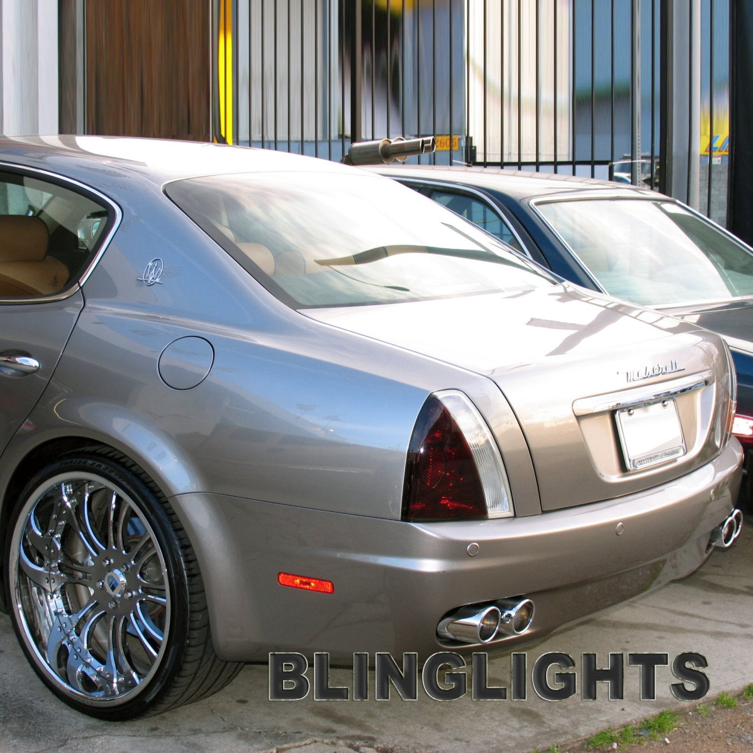 For Maserati Quattroporte Tinted Smoked Taillamps Taillights Overlays ...