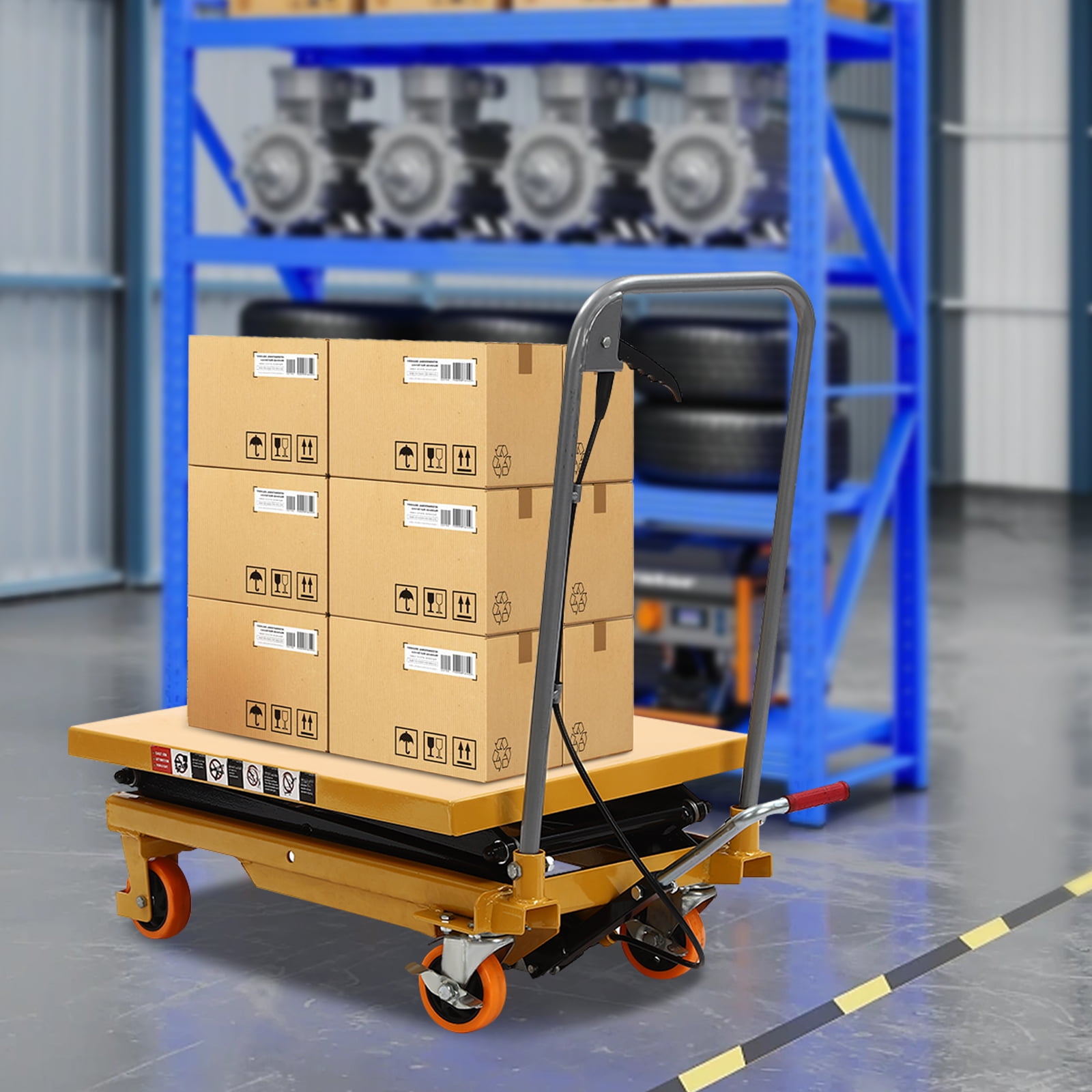 For Material Handling and TransportationHydraulic Scissor Lift Table ...