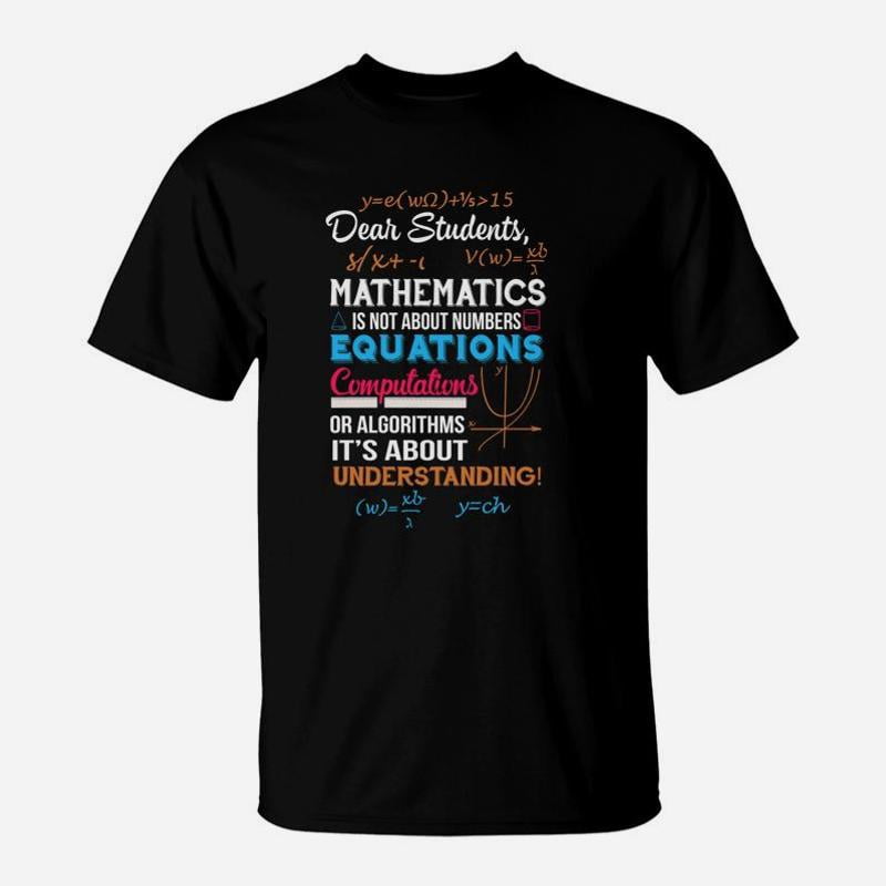 For Math Teacher Ideas For Parents From Son TShirt - Walmart.com