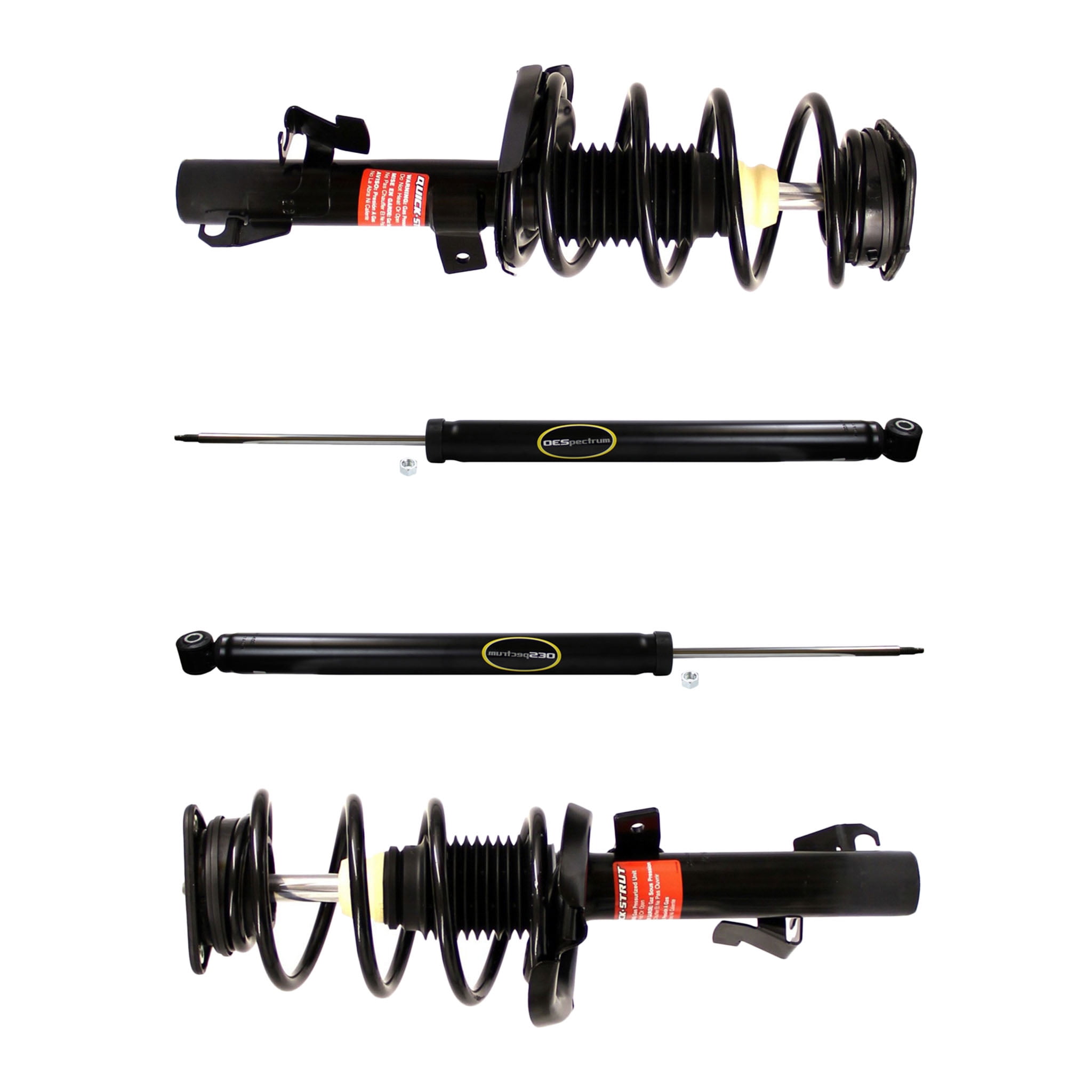 For Mazda 3 2010 2011 Monroe Front Rear Shocks Struts - BuyAutoParts ...