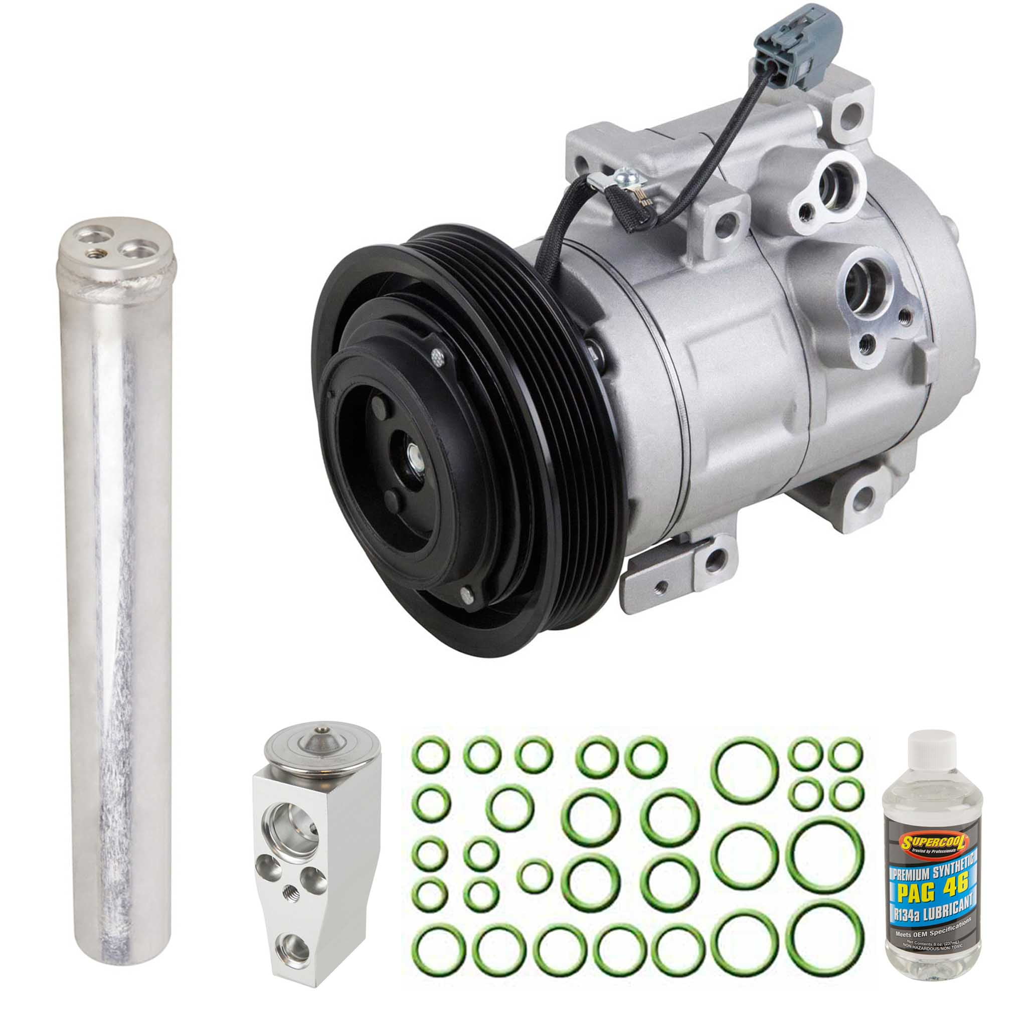 For Mazda 5 2012 2013 2014 2015 AC Compressor w/ A/C Repair Kit ...