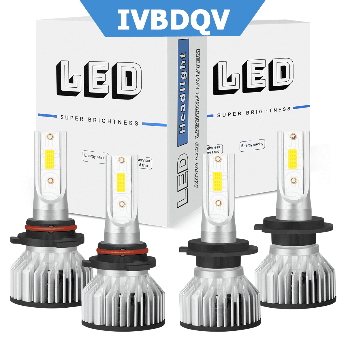 For Mazda 6 2011-2013 LED Headlights Combo 9005 High Beam + H7 Low Beam ...