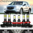 For Mazda CX-5 2013-2016 LED Headlight High Low Beam Fog Light Bulbs ...