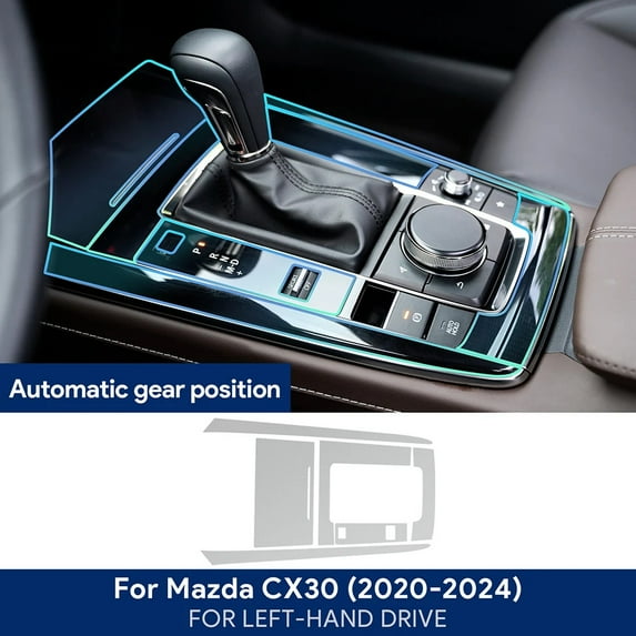 For Mazda CX30 2020-2024 Car Center Console Gear Panel Navigation ...