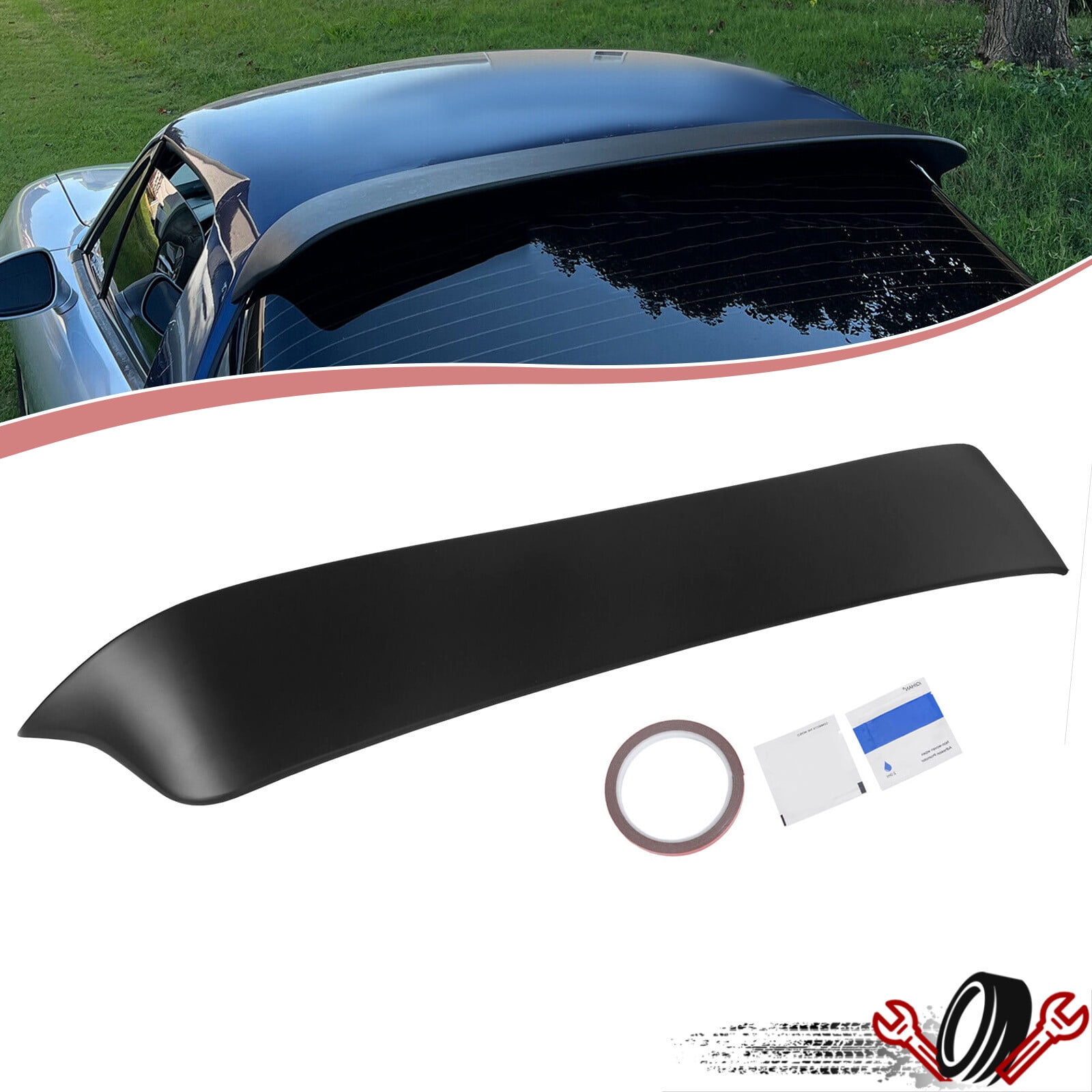 For Mazda Miata 1990-2005 1997 JDM Rear Window Roof Spoiler Visor Wing ...
