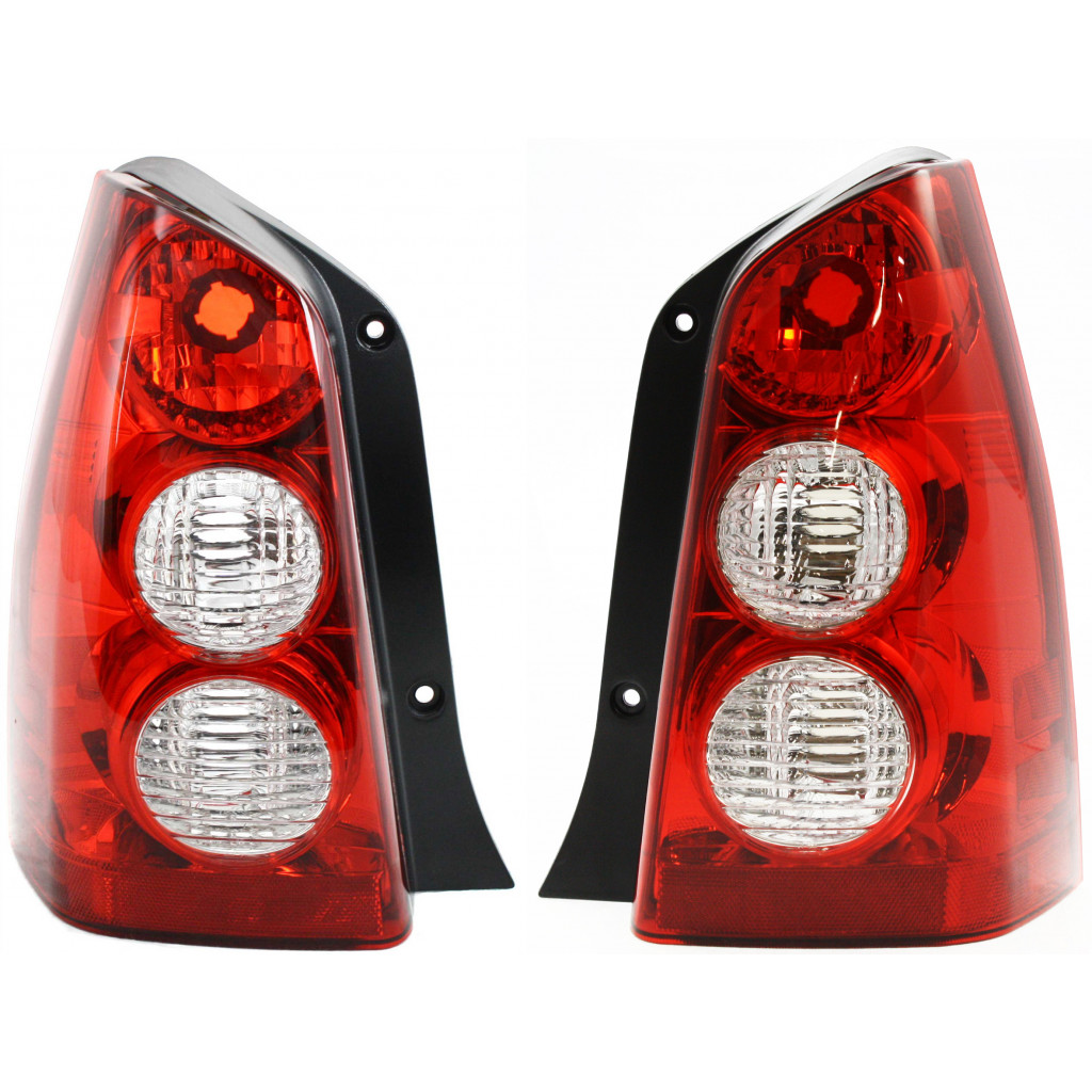 For Mazda Tribute Tail Light Assembly Unit 2005 2006 Pair Driver and ...