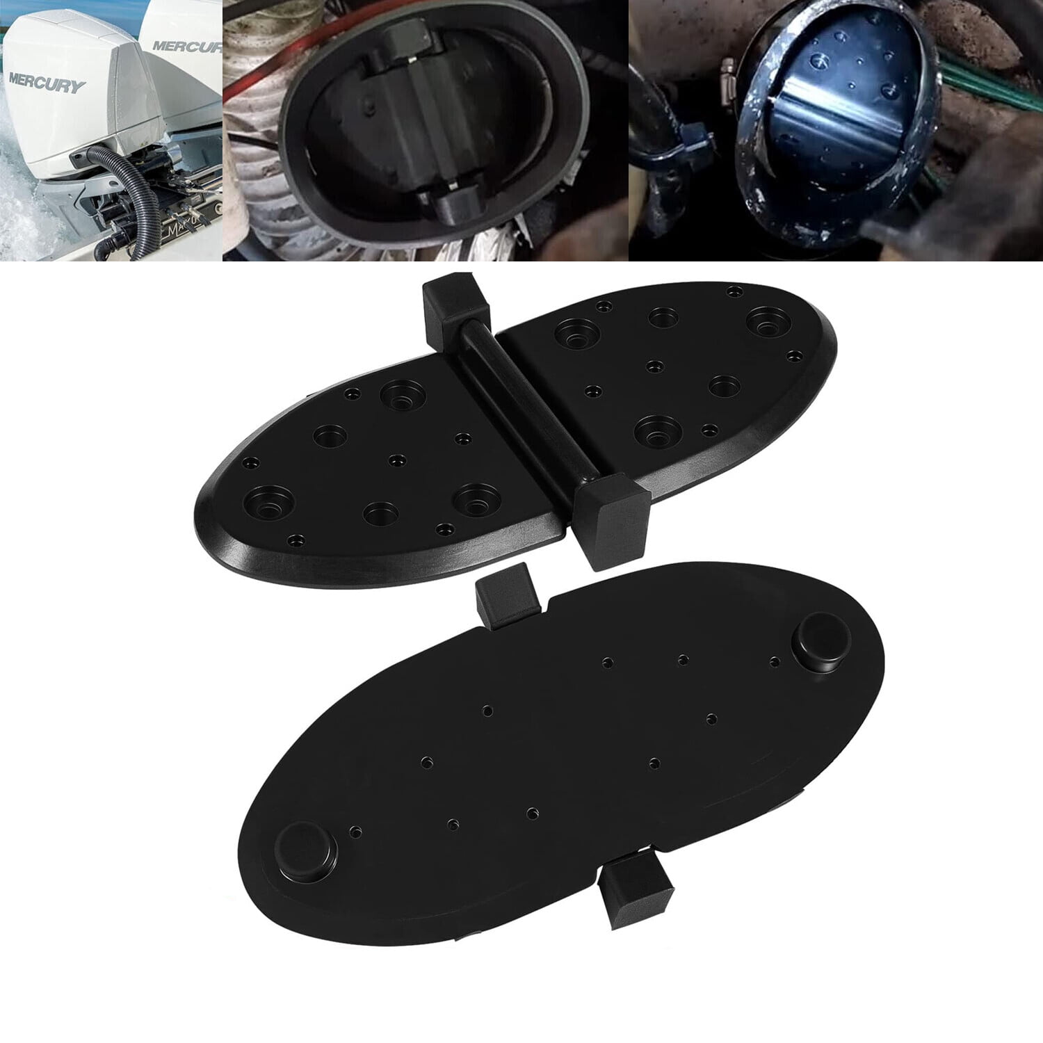 For MerCruiser Exhaust Y Pipe Water Shutter Flapper V6 V8 Engines ...