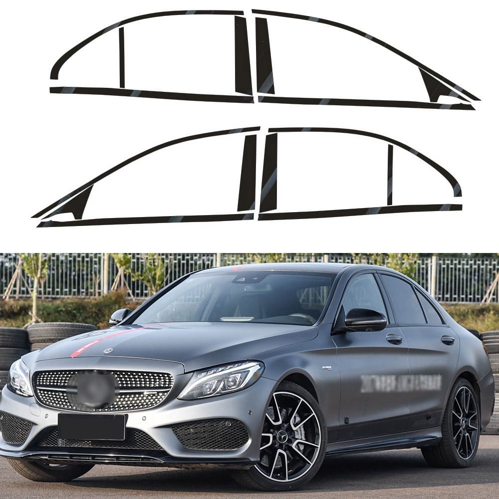 For Mercedes Benz C-Class W205 2014-2022 Sedan Window Chrome Delete ...