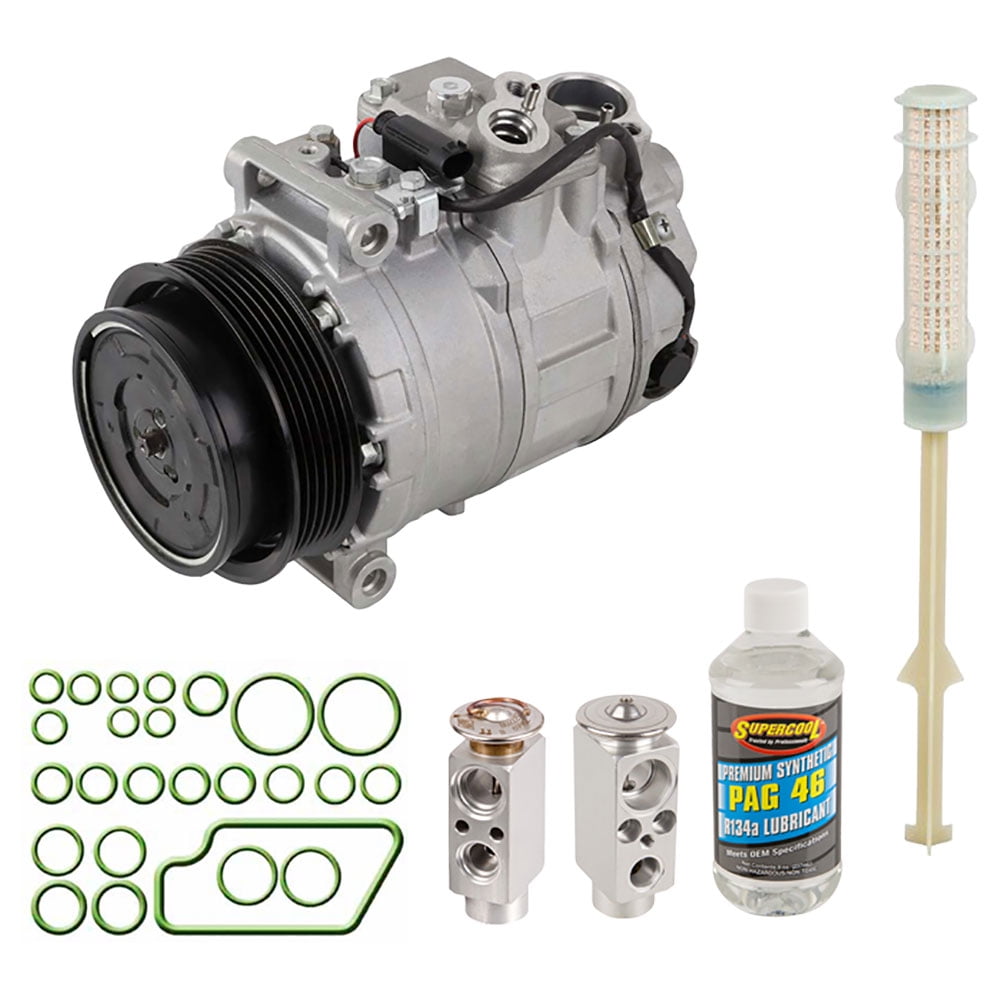 For Mercedes-Benz C240 & C230 AC Compressor w/ A/C Repair Kit ...