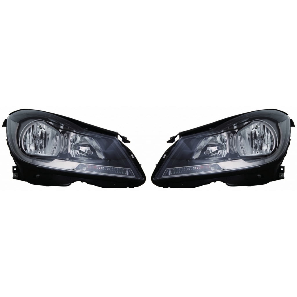 For Mercedes-Benz C250/C350/C63 AMG Headlight Assembly 2012 13 14 2015 ...