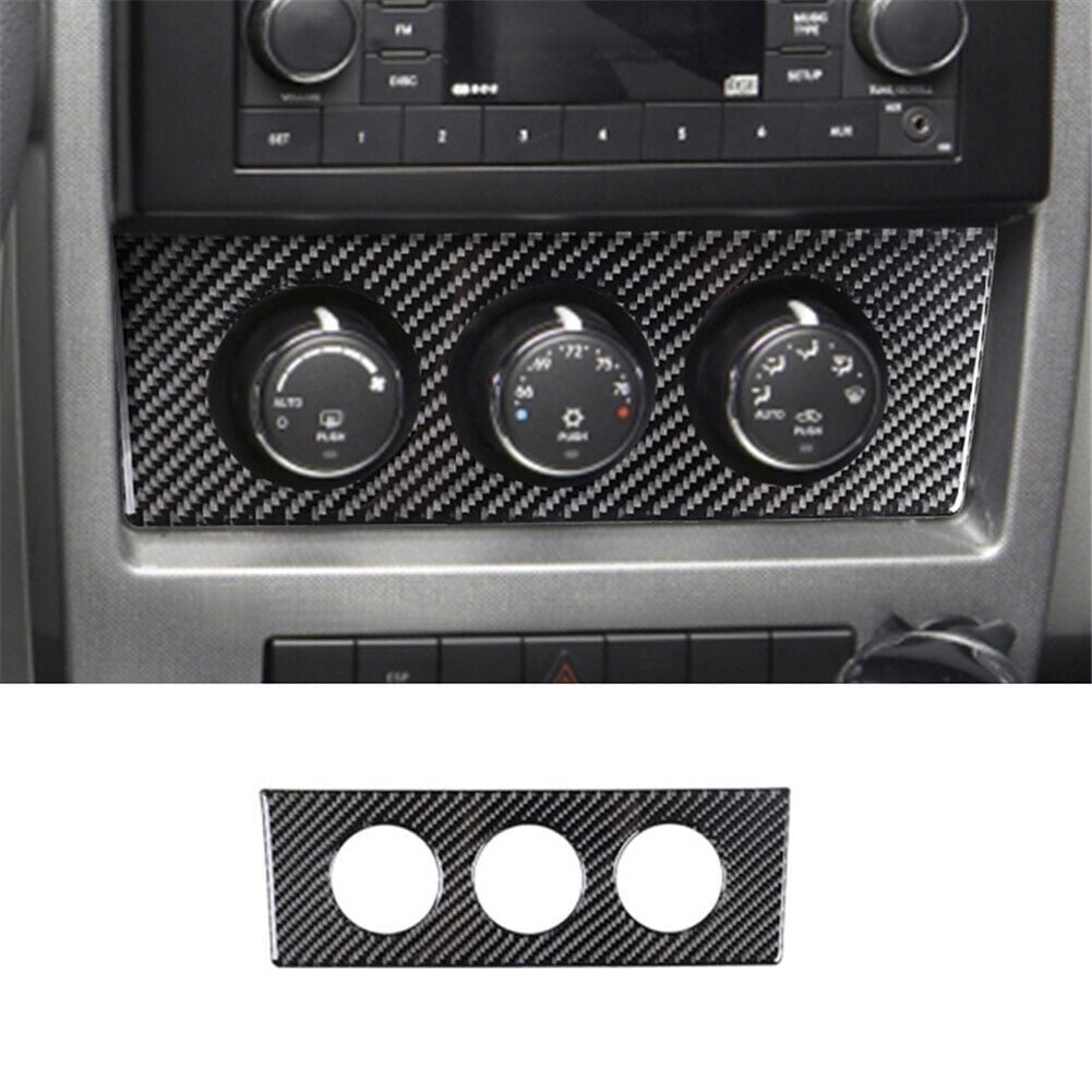 For Mercedes Benz CLA Red Carbon Fiber Interior Dashboard Air Vent ...