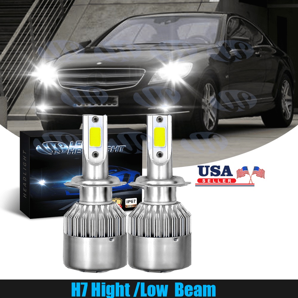 For Mercedes-Benz GL450 S550 CL600 Super Bright White H7 LED Headlight ...