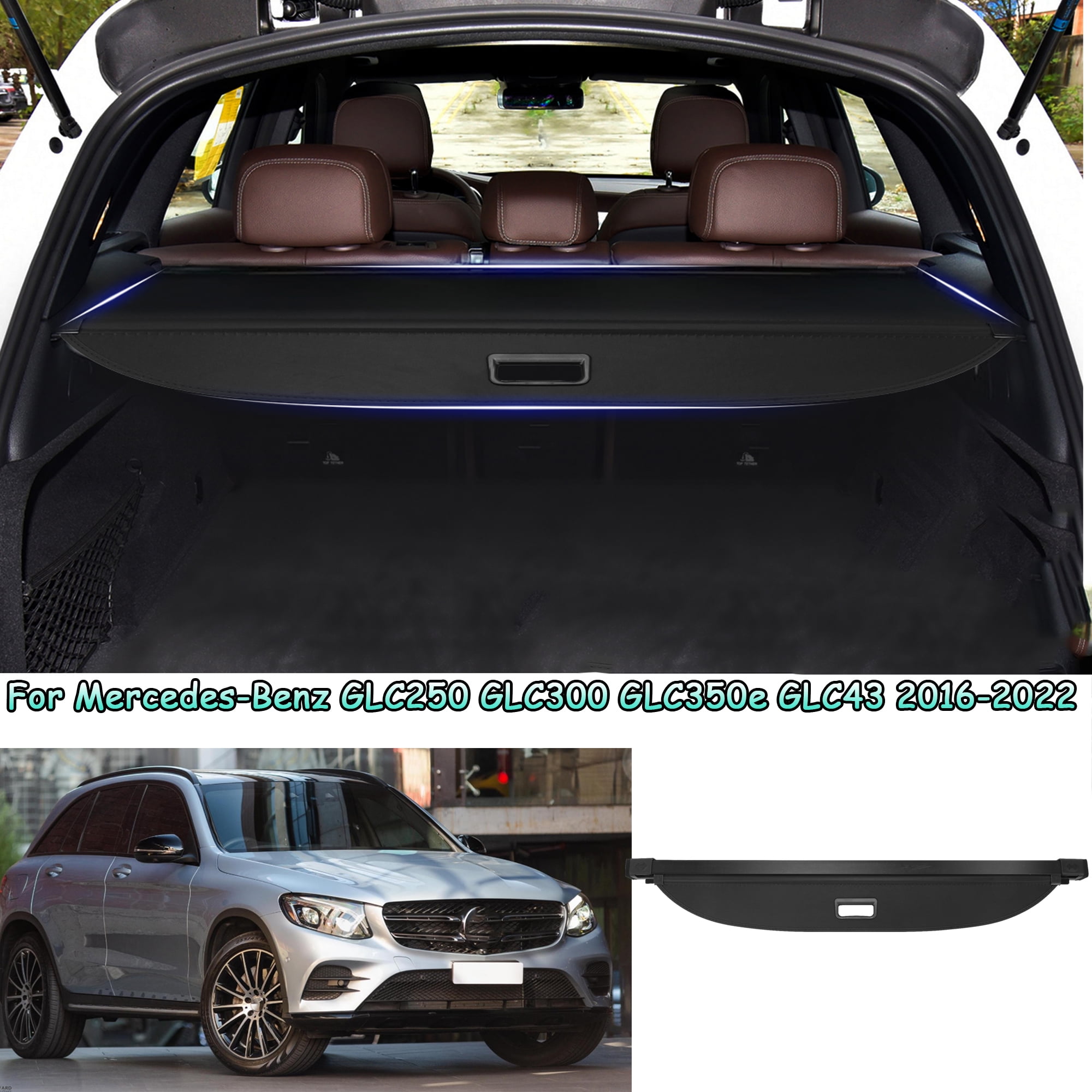 For Mercedes-Benz GLC 2016-2022 Privacy Cargo Cover Retractable Luggage ...