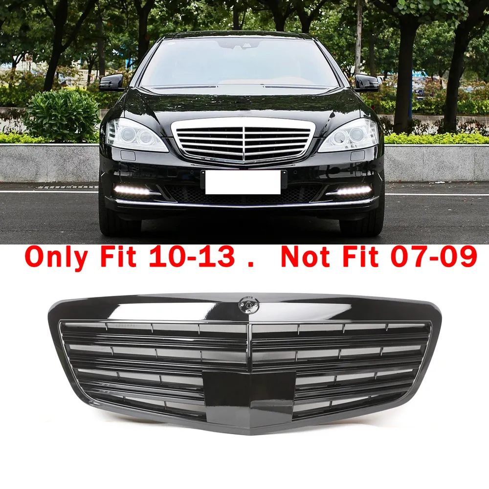 For Mercedes Benz S-Class W221 2010-13 AMG style Front Grille Grill ...