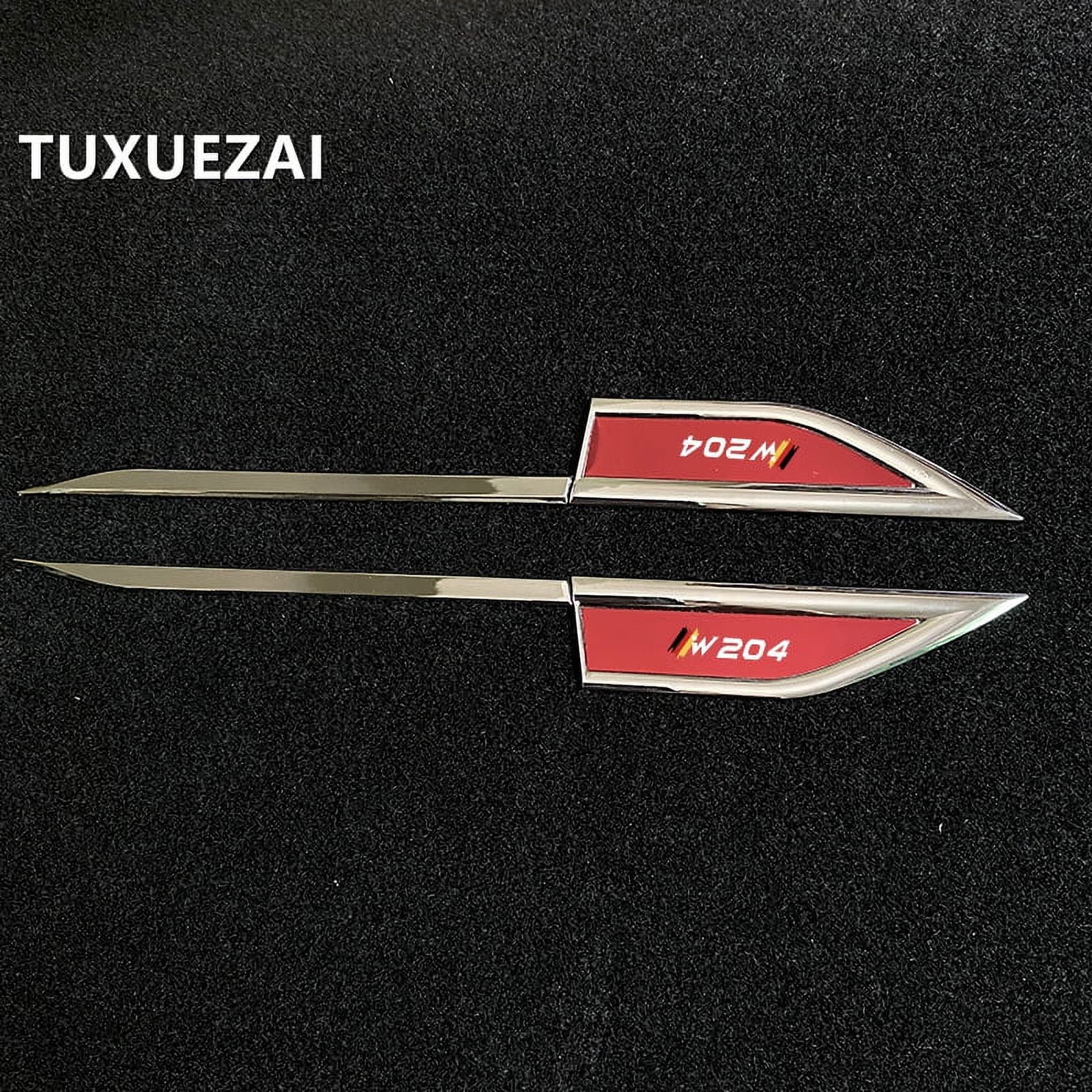 For Mercedes Benz W204 Car Exterior Metal Leaf Board Decoration ...