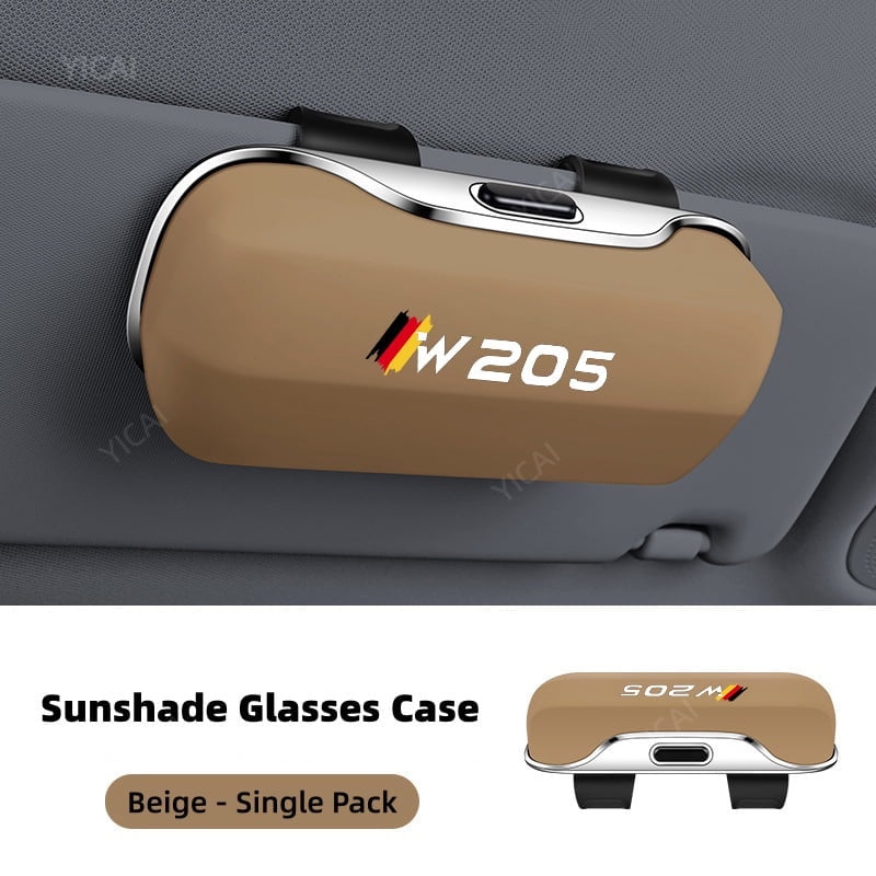 For Mercedes Benz W205 Car Glasses Case Sunglasses Soft flocking lining ...