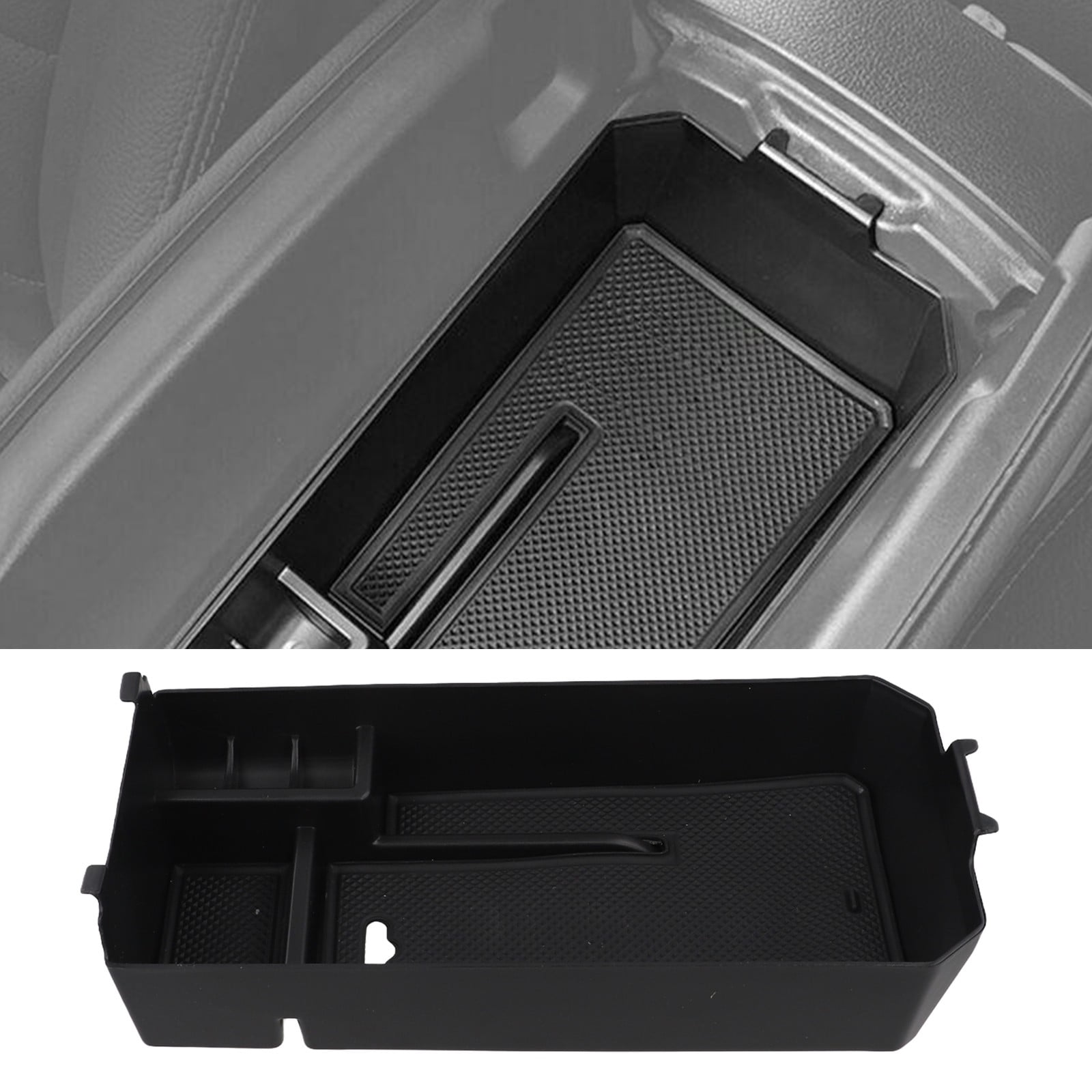 For Mercedes C GLC Class W205 Storage Box Center Console Tray Armrest ...