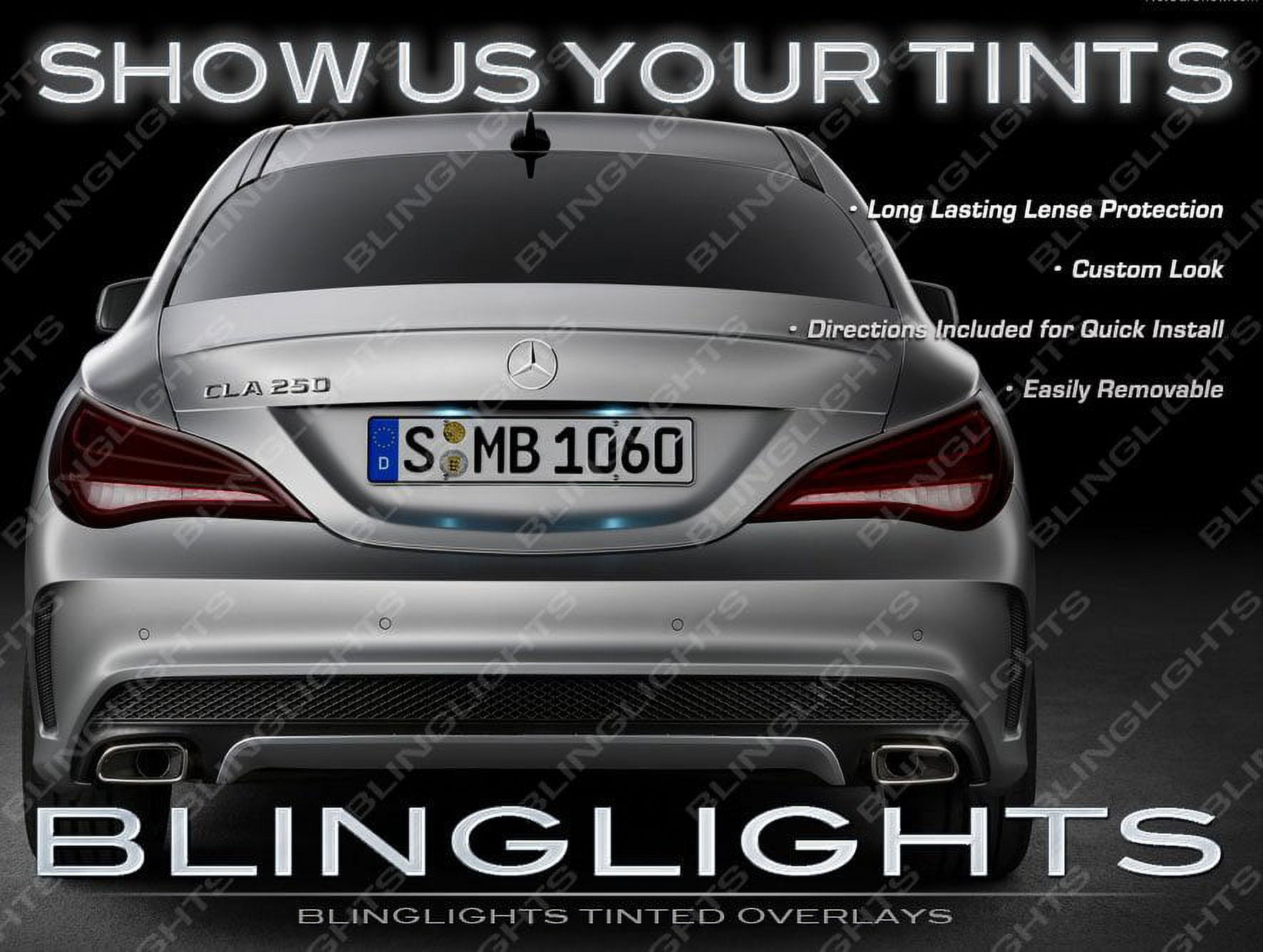 For Mercedes CLA-Class Tinted Taillamp Overlays Kit Smoked Taillight ...